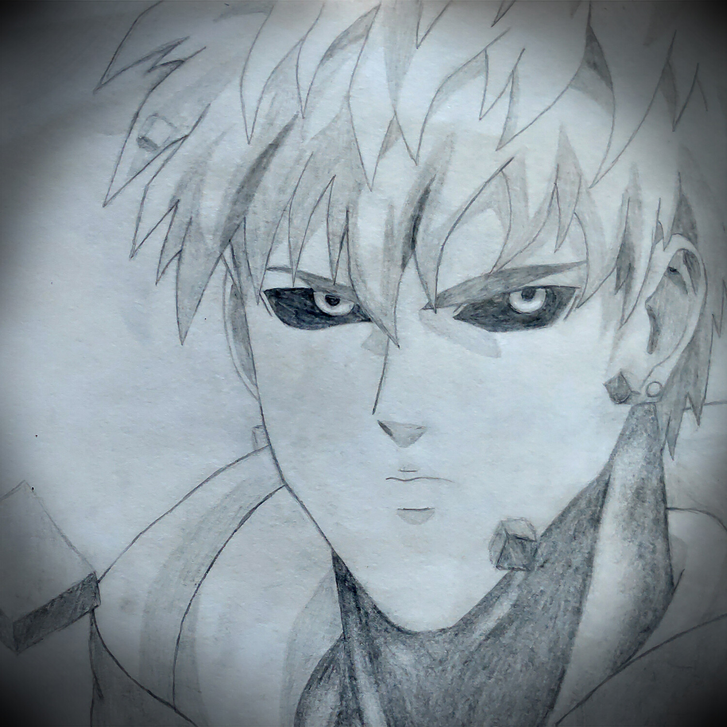 ArtStation - Genos Drawing [One Punch Man]