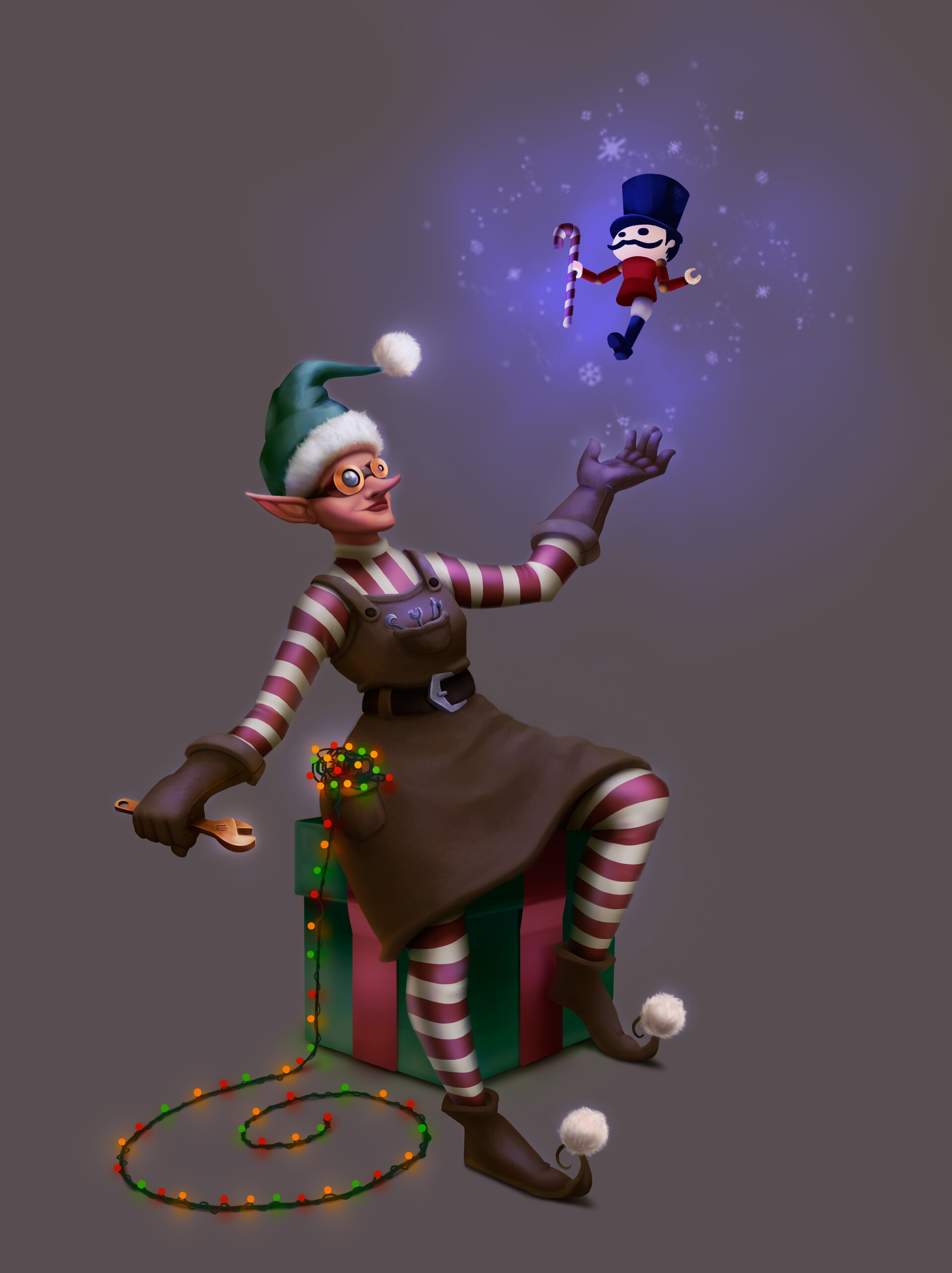 ArtStation - Christmas Elf Tinkerer