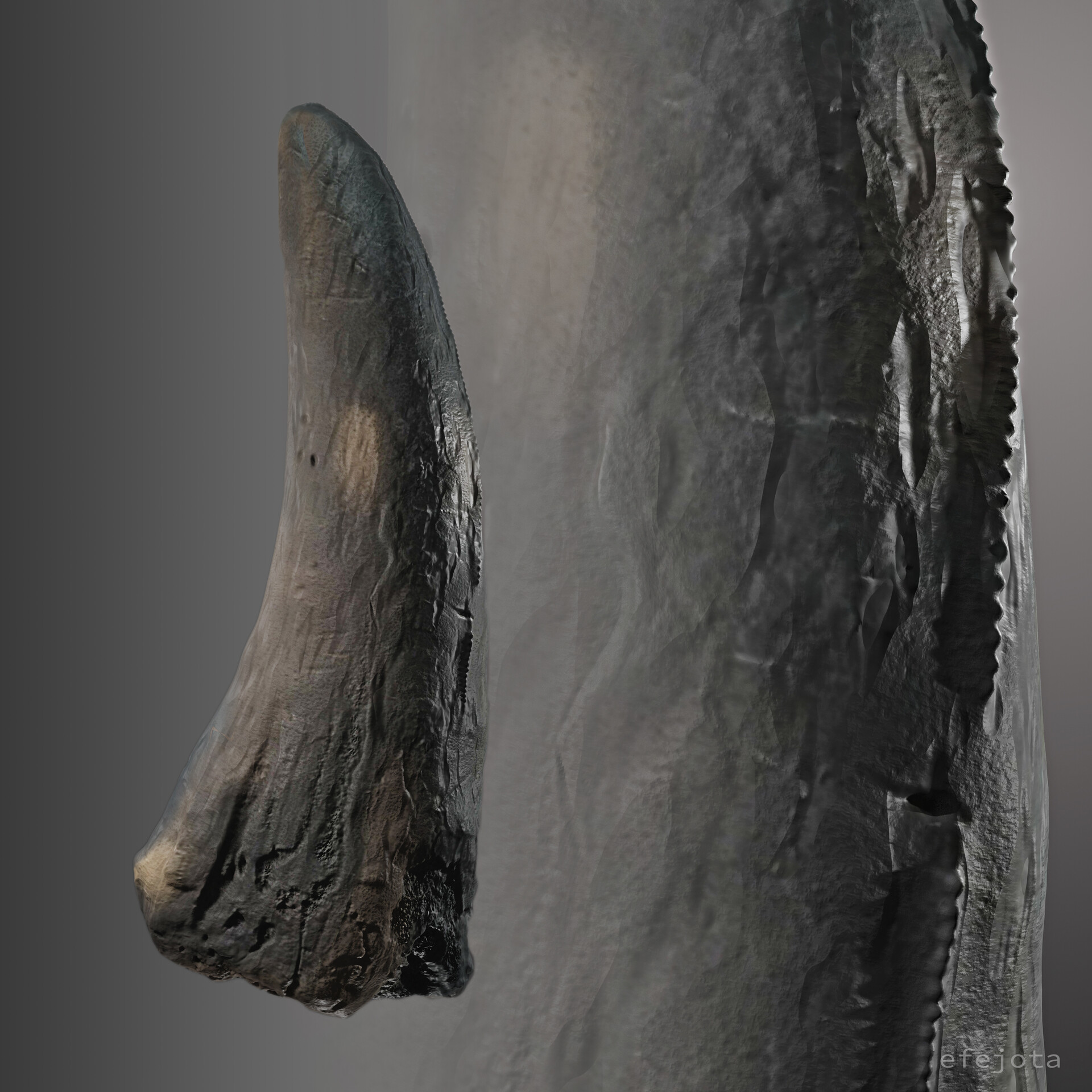 ArtStation - Albertosaurus Teeth