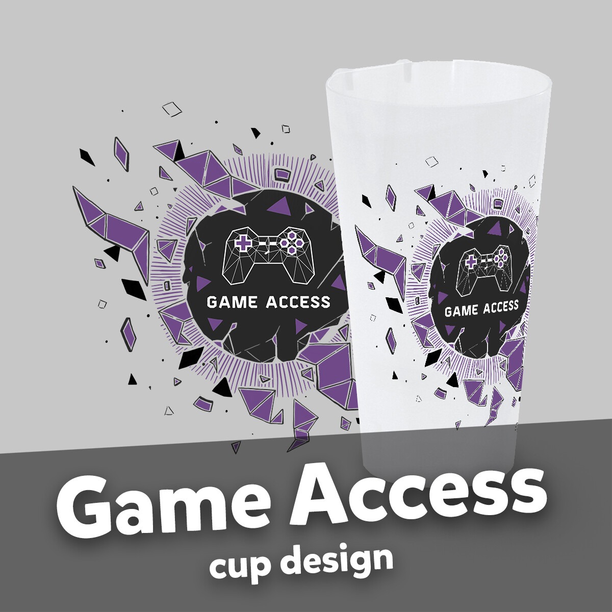 ArtStation - Cup design - Game Access 2019