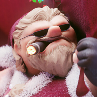 ArtStation - Heavy Metal Santa