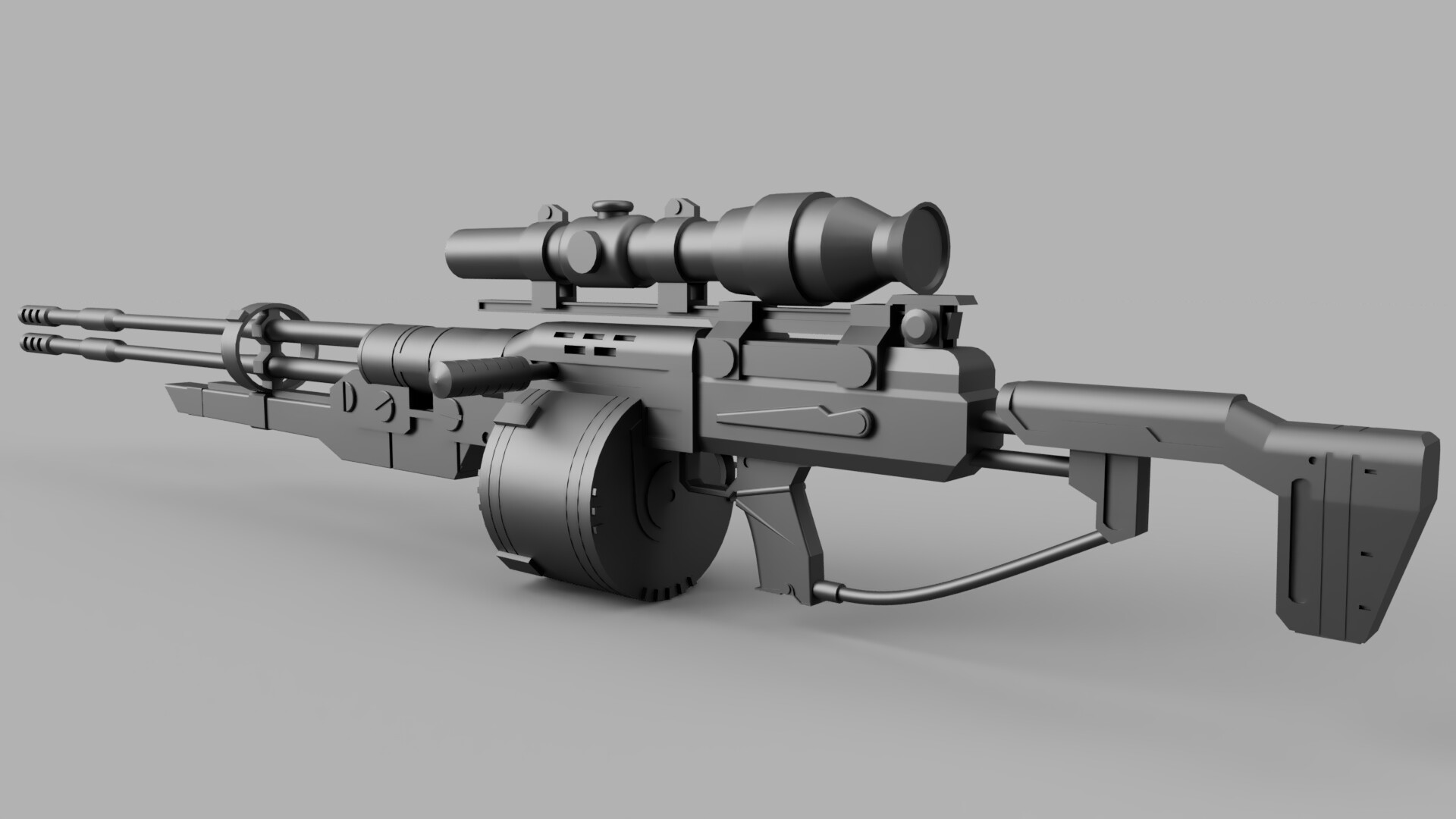 ArtStation - Borderlands 2 Vladof Sniper Rifle