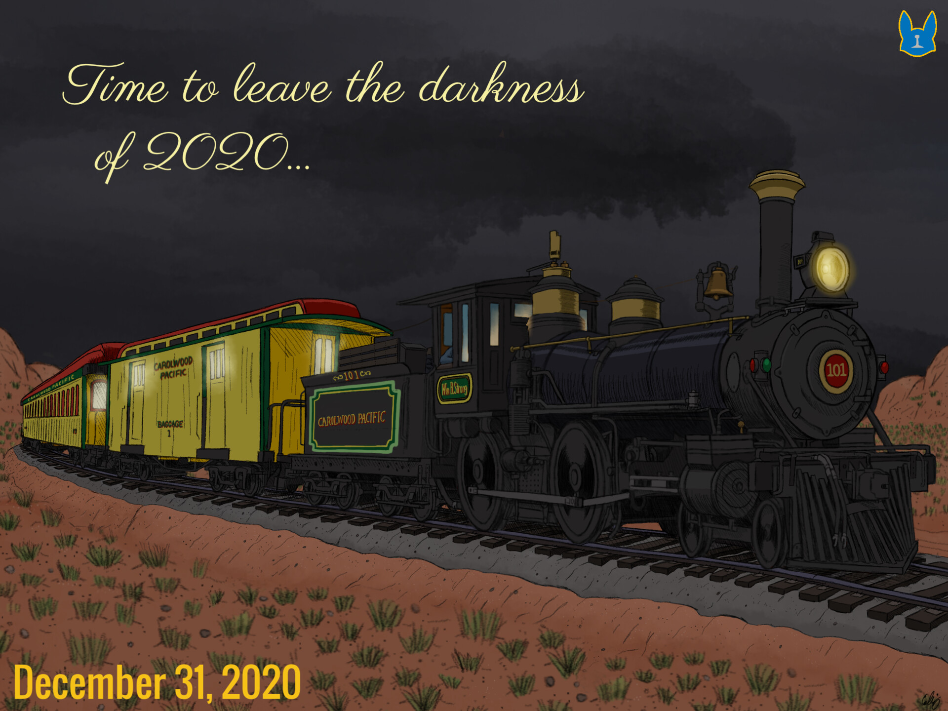 ArtStation - The New Year Train