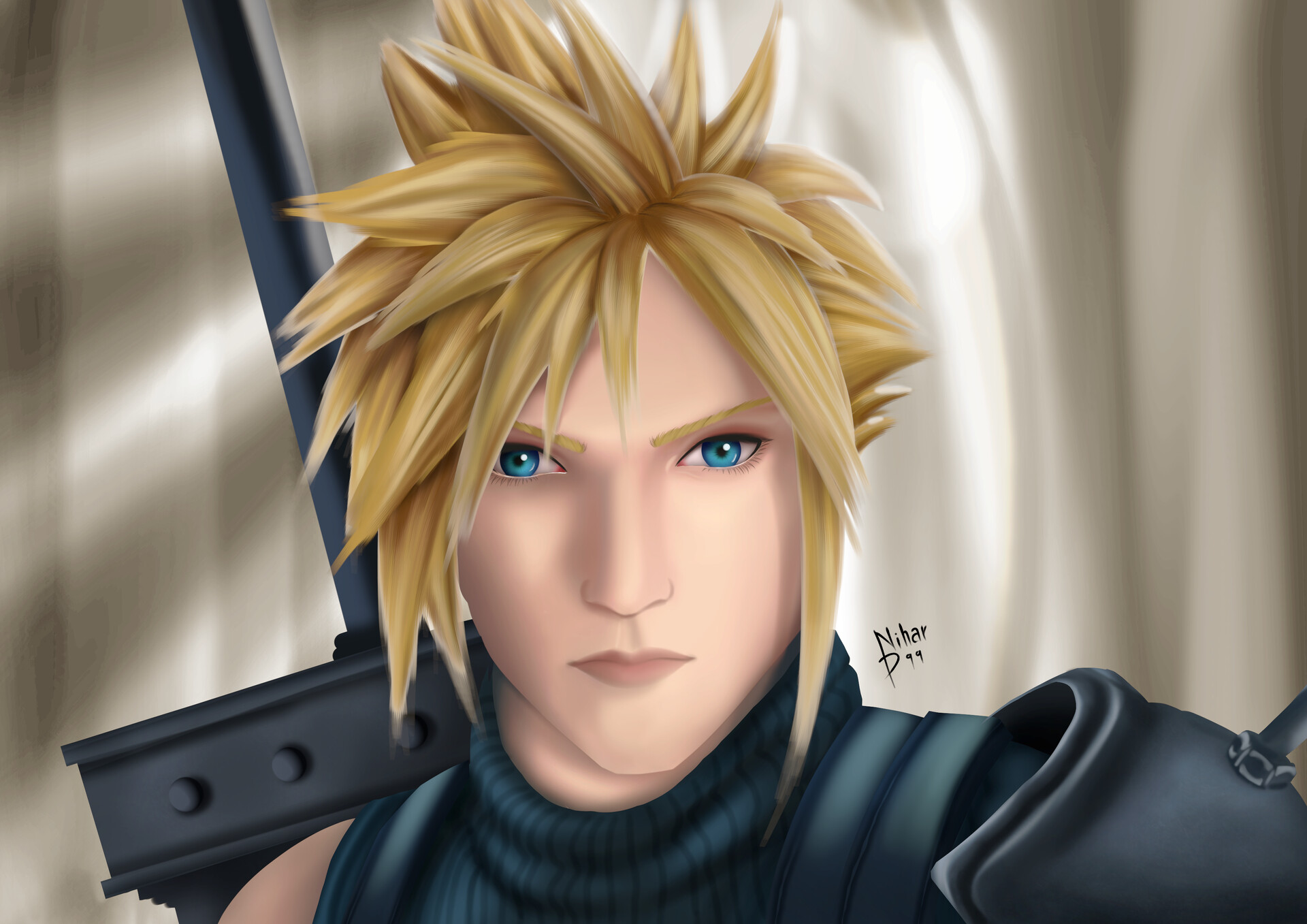 ArtStation - Final Fantasy - Cloud strife