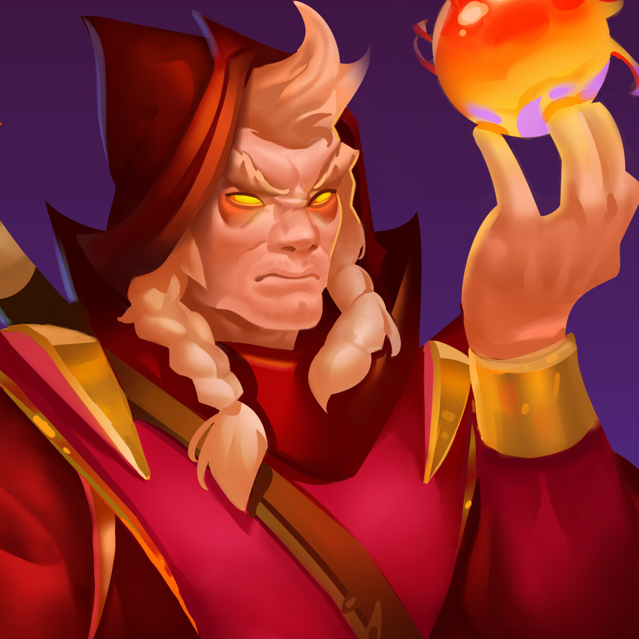 ArtStation - Sprite image of sorcerer hero (concept)