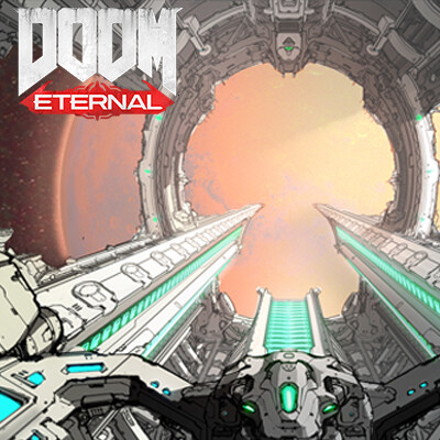 ArtStation - Doom Mars Core Interior Concepts