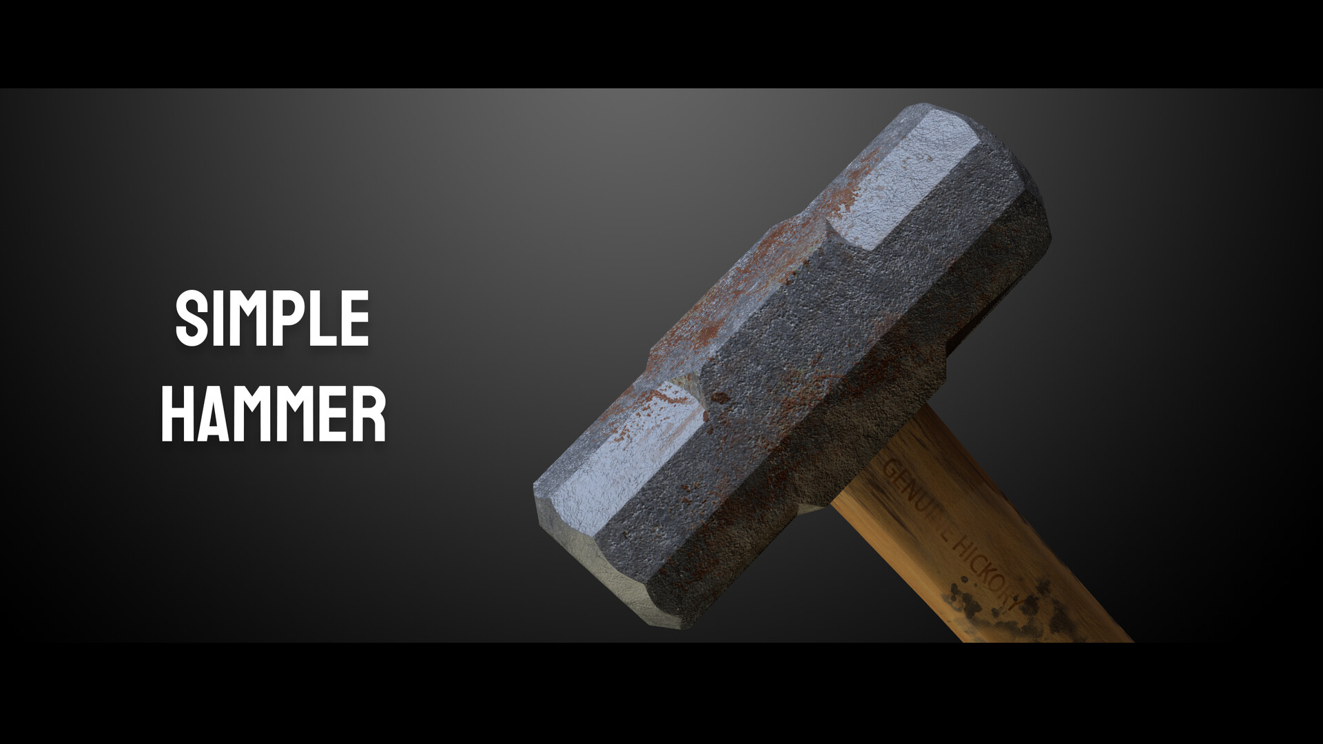 ArtStation - Simple Sledge Hammer