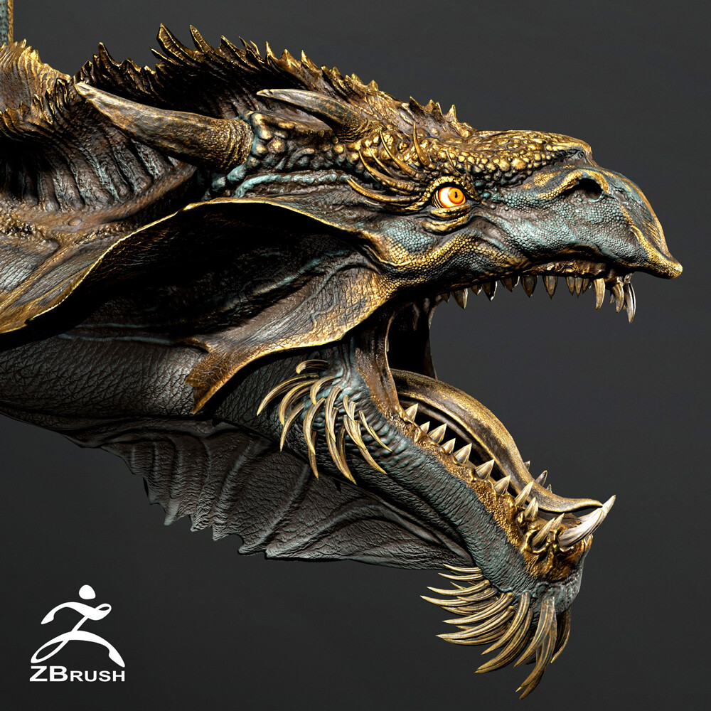 ArtStation - Dragon / Head / V02