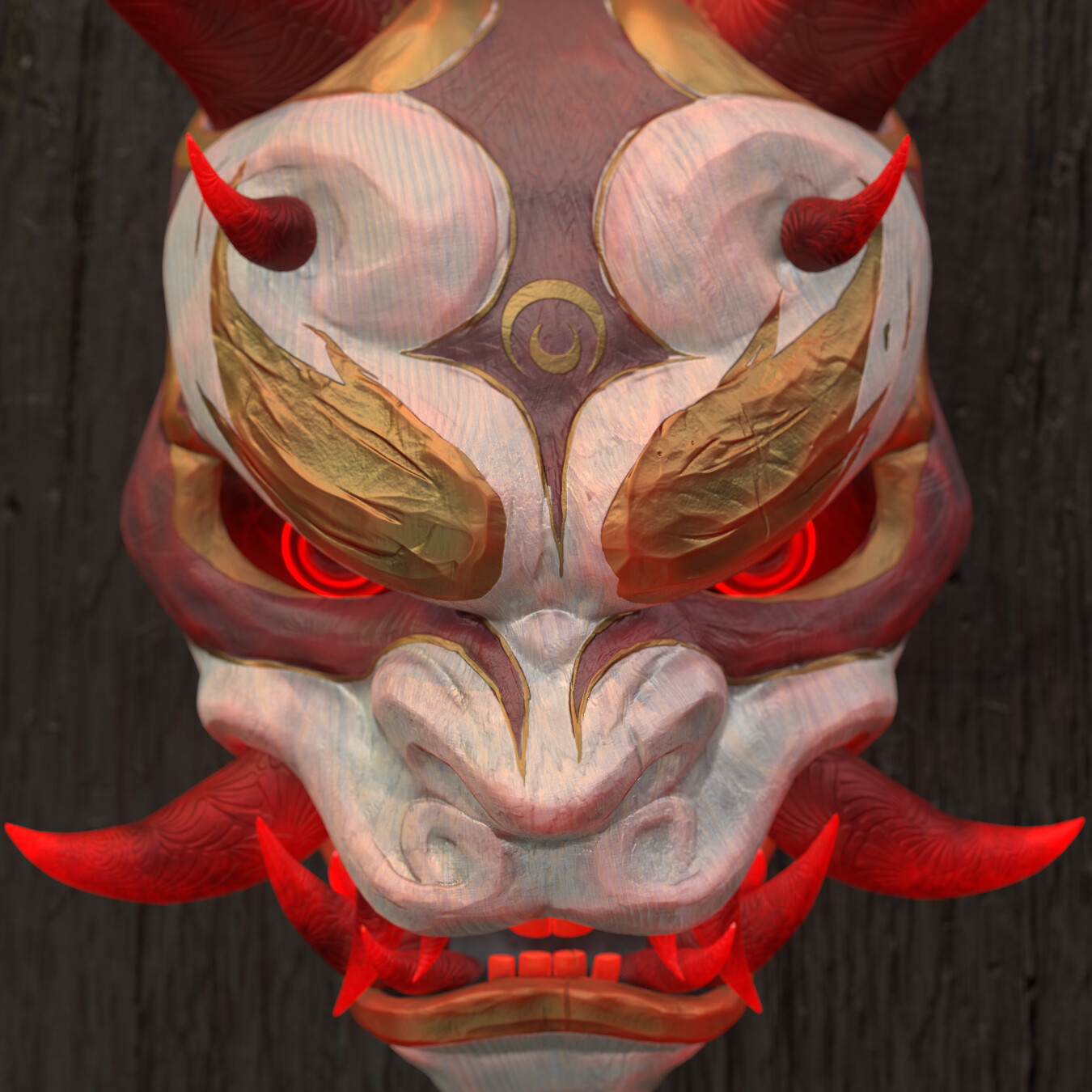 ArtStation - Oni Mask