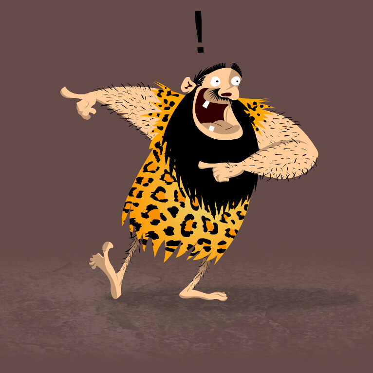 ArtStation - Funny savages (prehistoric), Denys Shentiapin