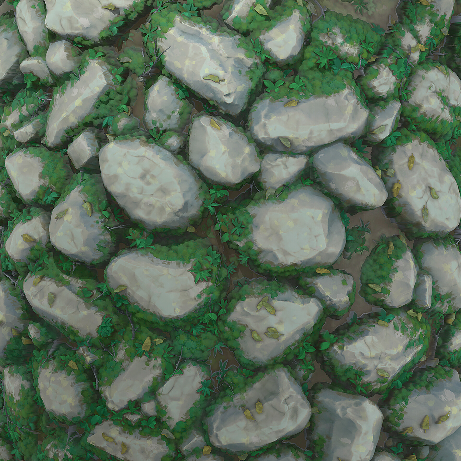 ArtStation - Painterly Riverbed Recipe