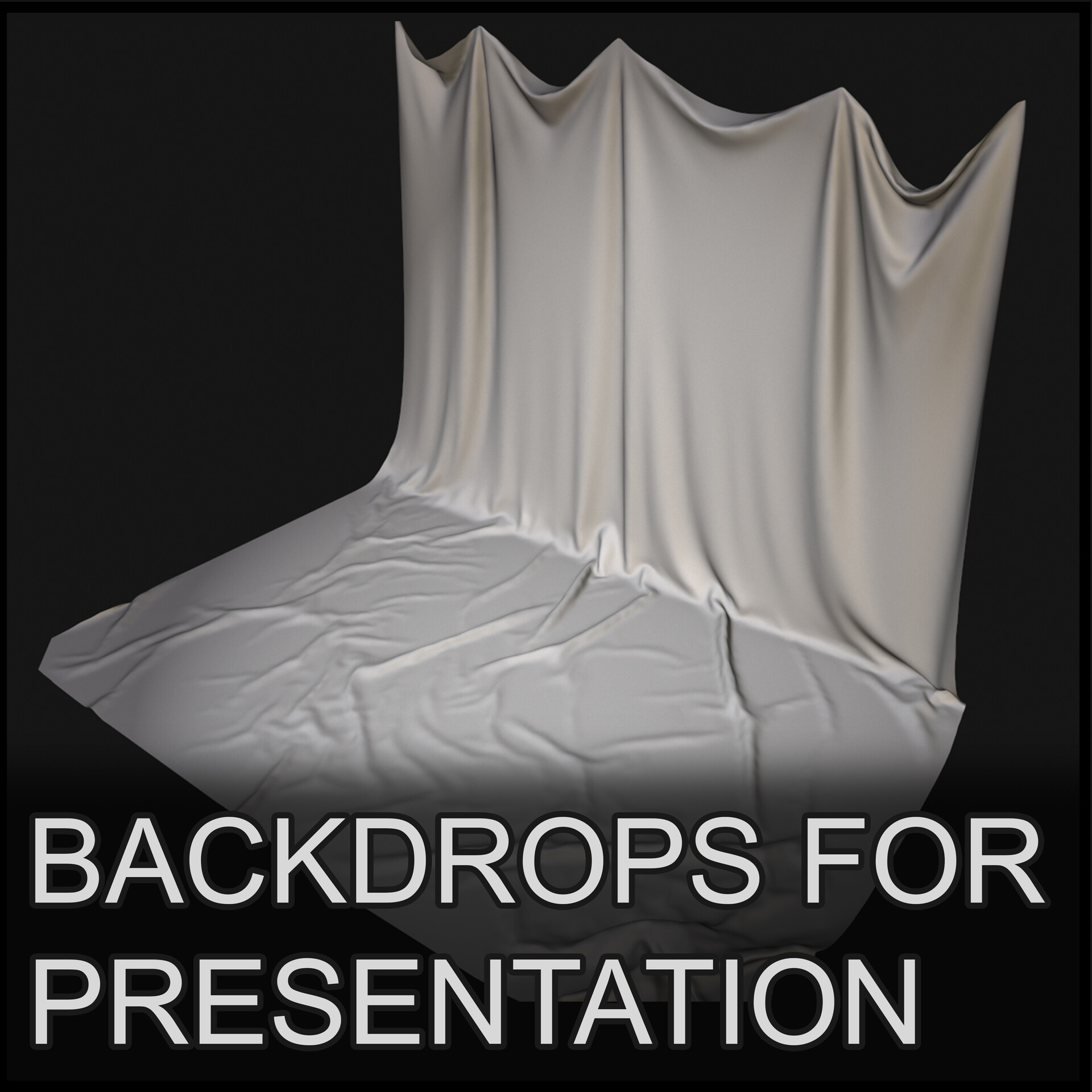 ArtStation - Backdrop for presentation purpose.