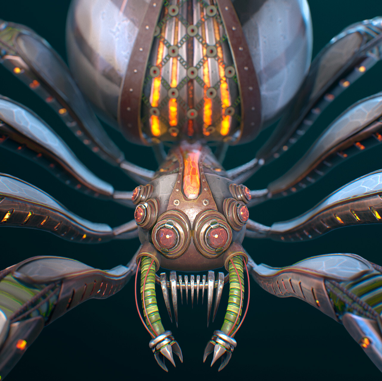 ArtStation - The Clockwork Spider