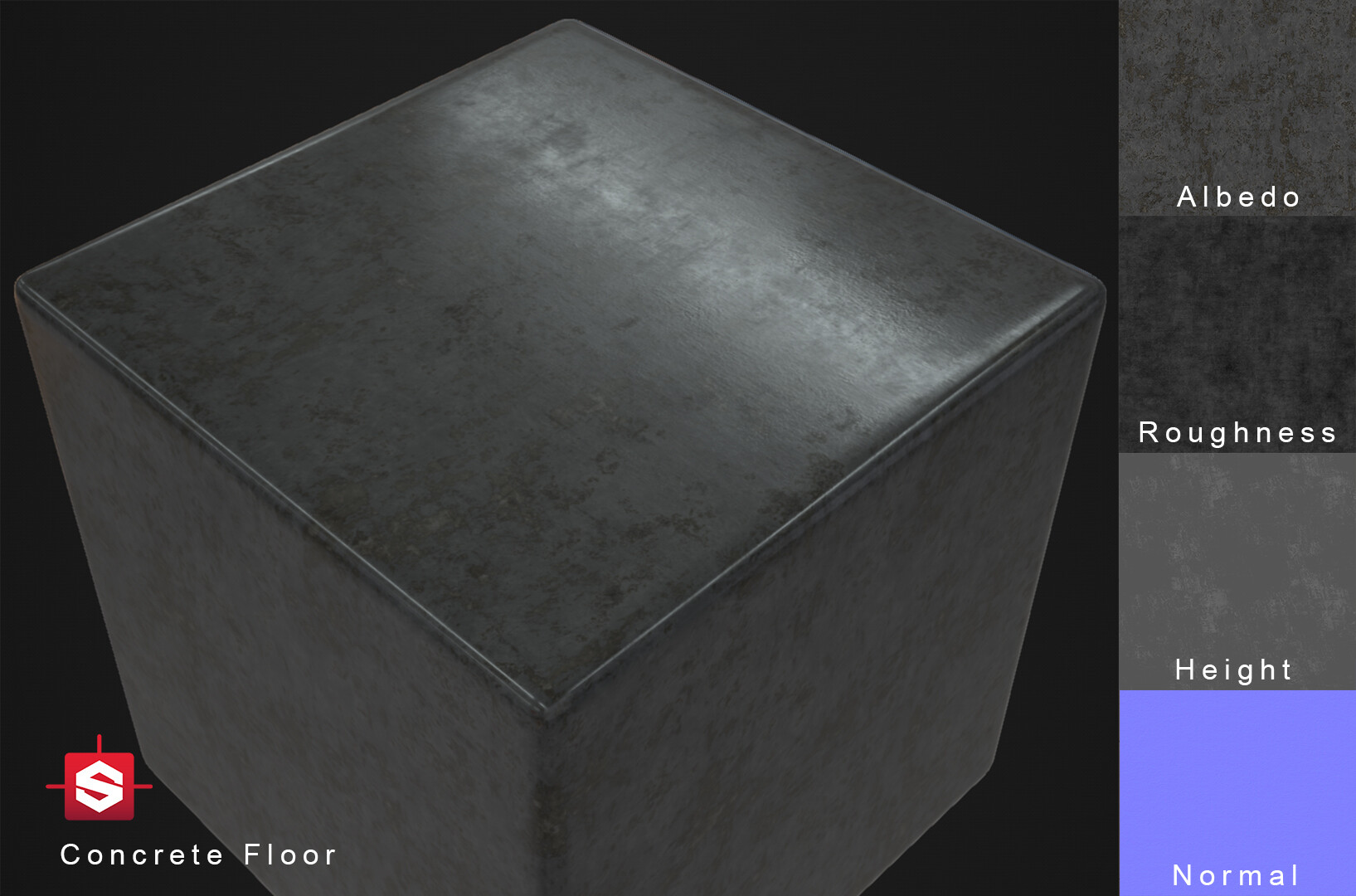 ArtStation - Concrete Floor Texture