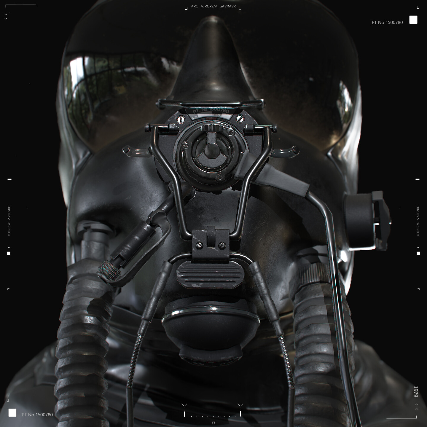 ArtStation - British AR5 Aircrew Gasmask