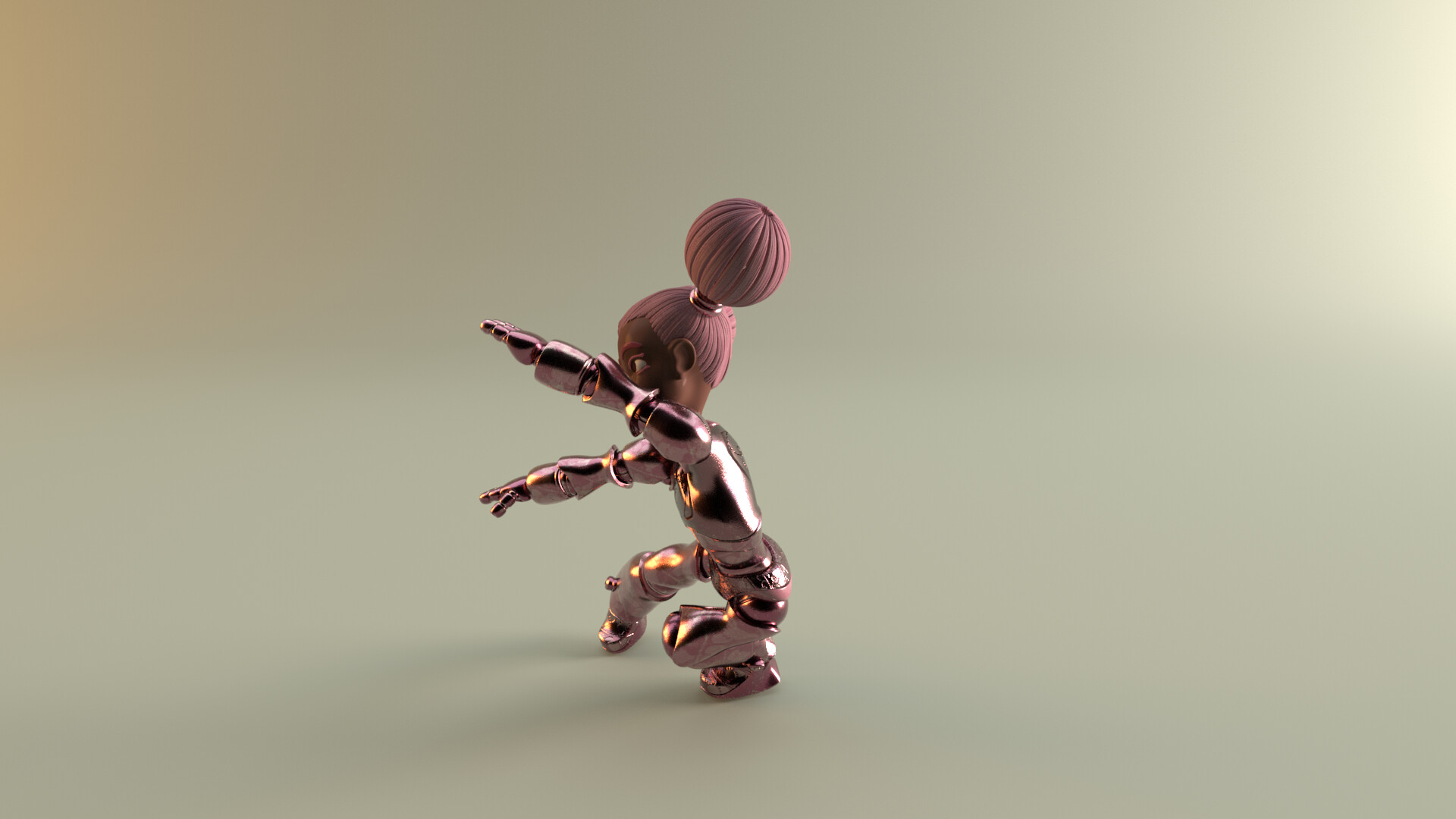 ArtStation - girl_J_Bot_victoryDance