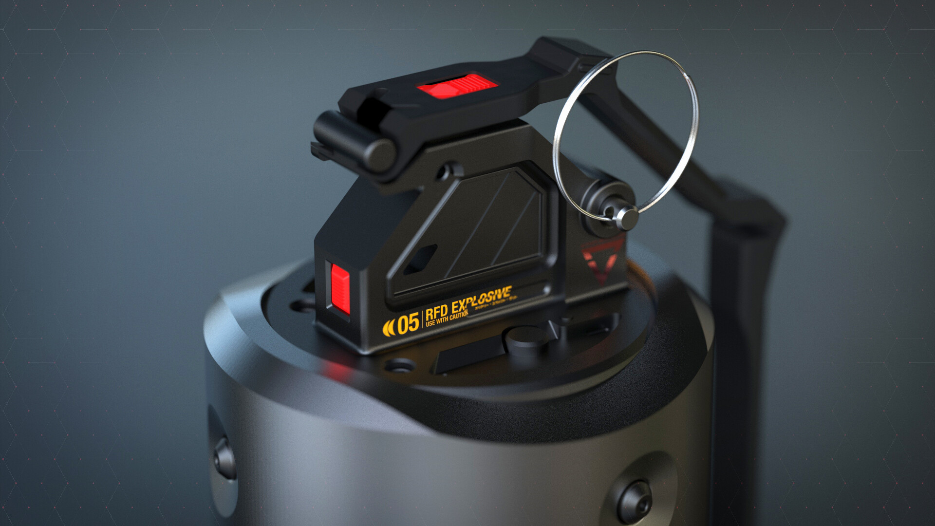 ArtStation - RFD-5 Hand Grenade - Personal project