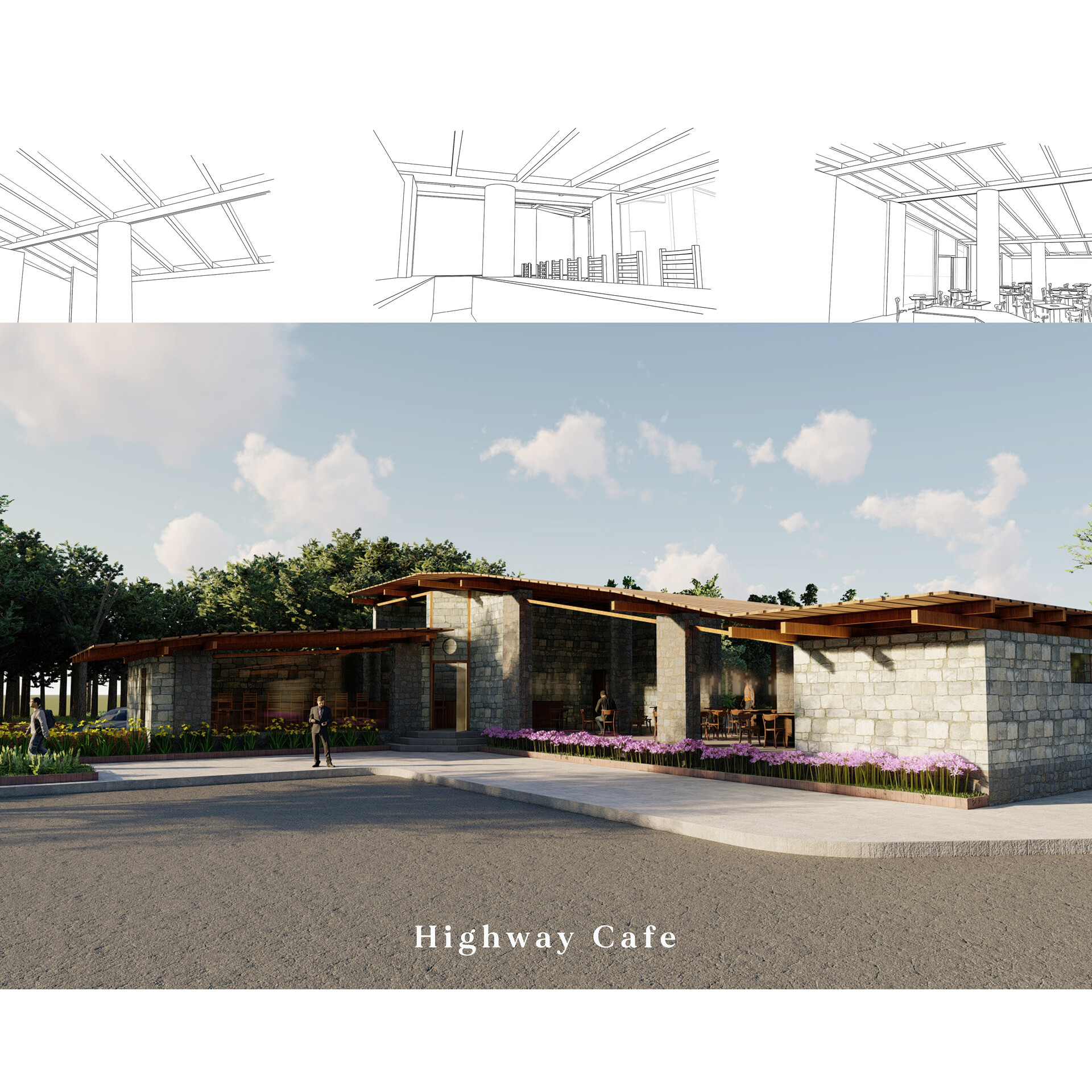 ArtStation - Highway Cafe