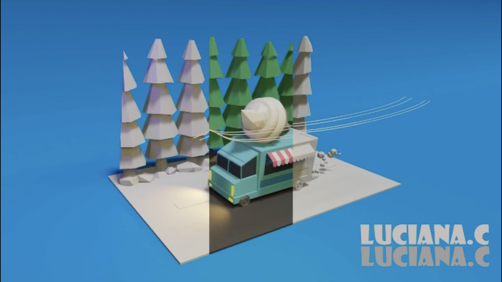 ArtStation - Ice Cream Truck