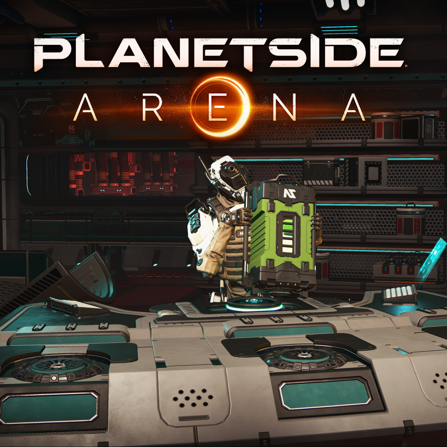 ArtStation - Planetside Arena - Crate Room