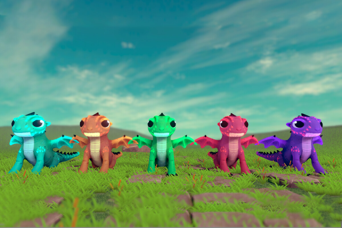 ArtStation - Dwarf Dragon