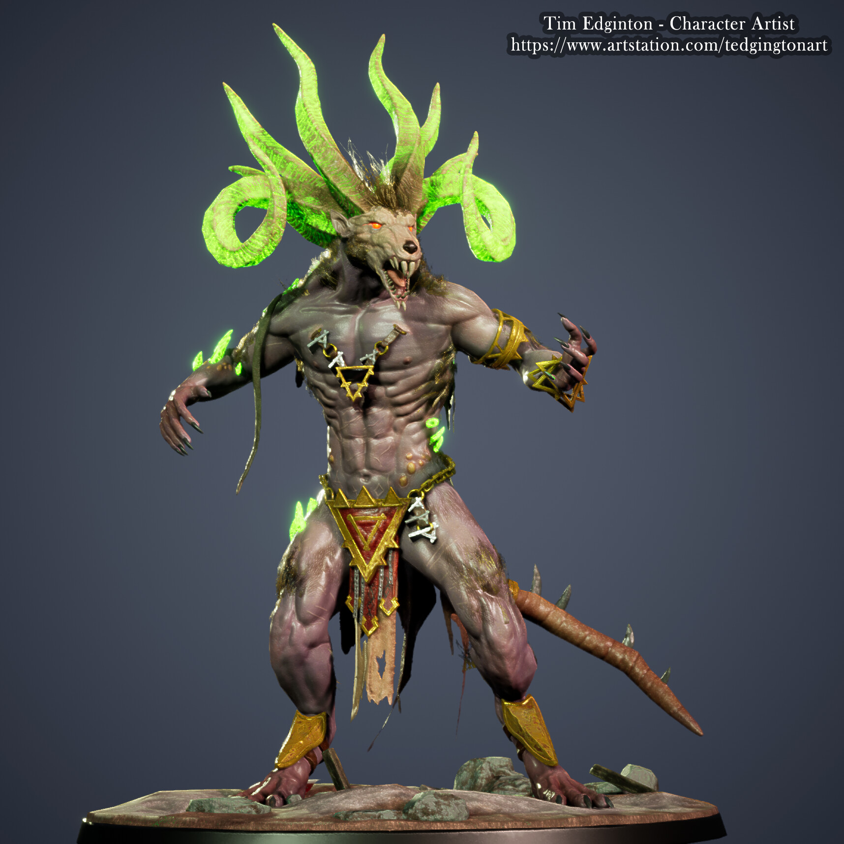 ArtStation - The Great Horned One