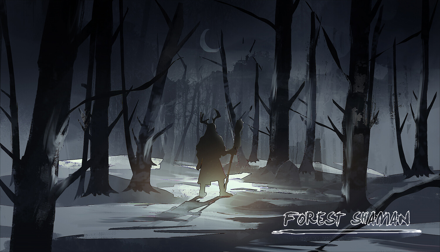 ArtStation - Forest Shaman Concept 1