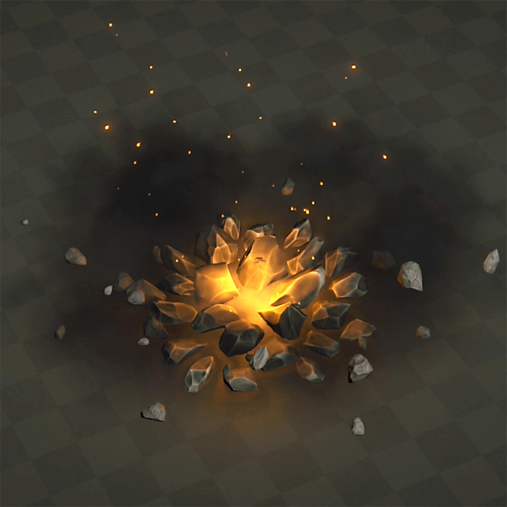 ArtStation - Radial Ground Slam VFX