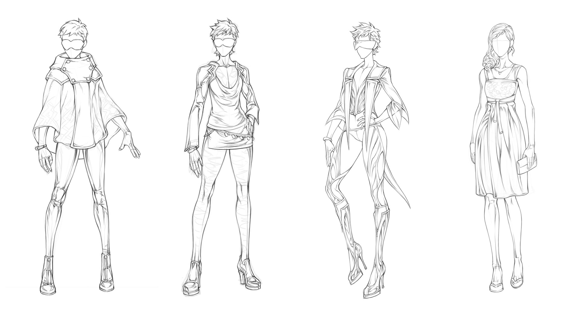 ArtStation - Protagonist Character Concept Sketch (2015)