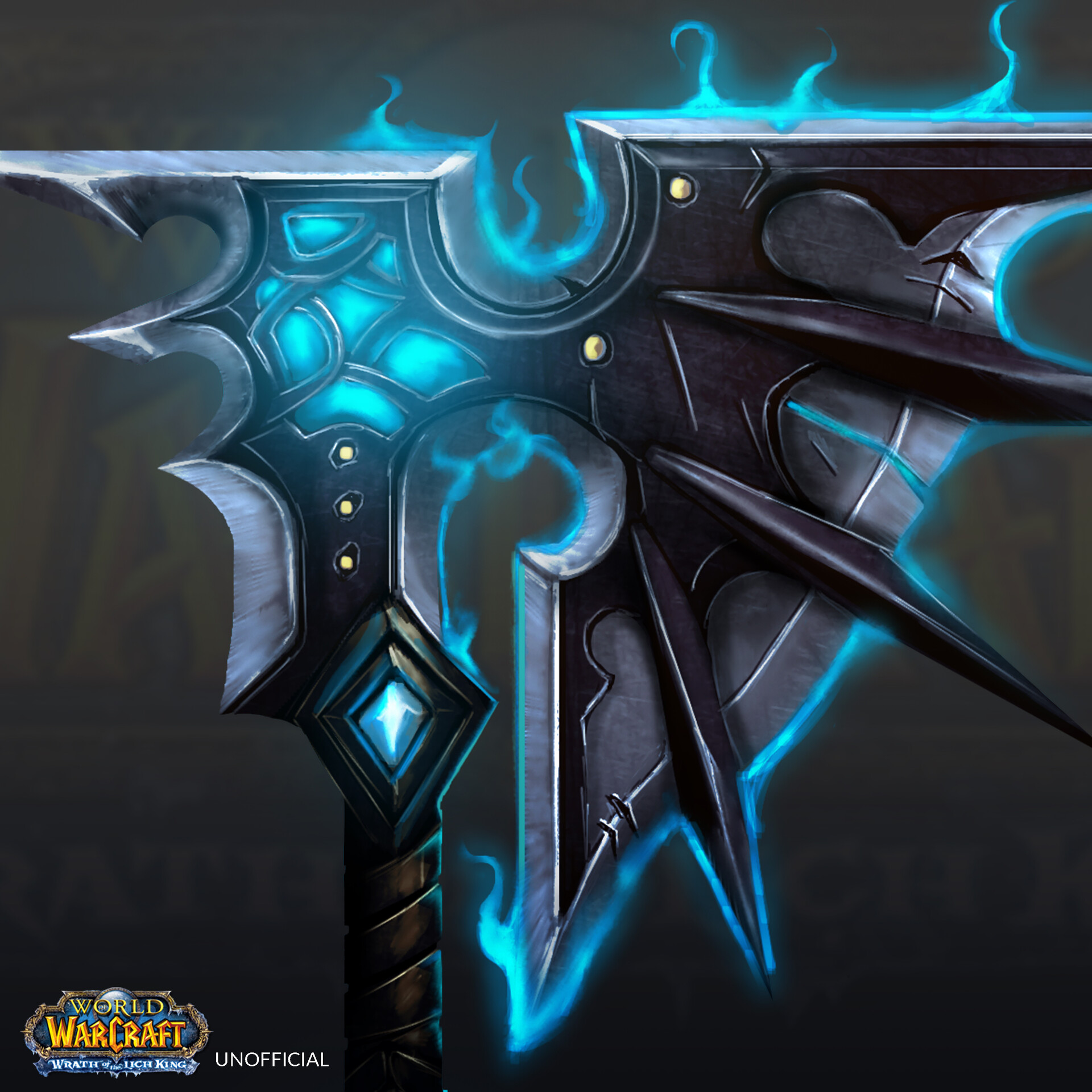 ArtStation - Concept weapons inspired by "Nighttime" Axe from World of ...