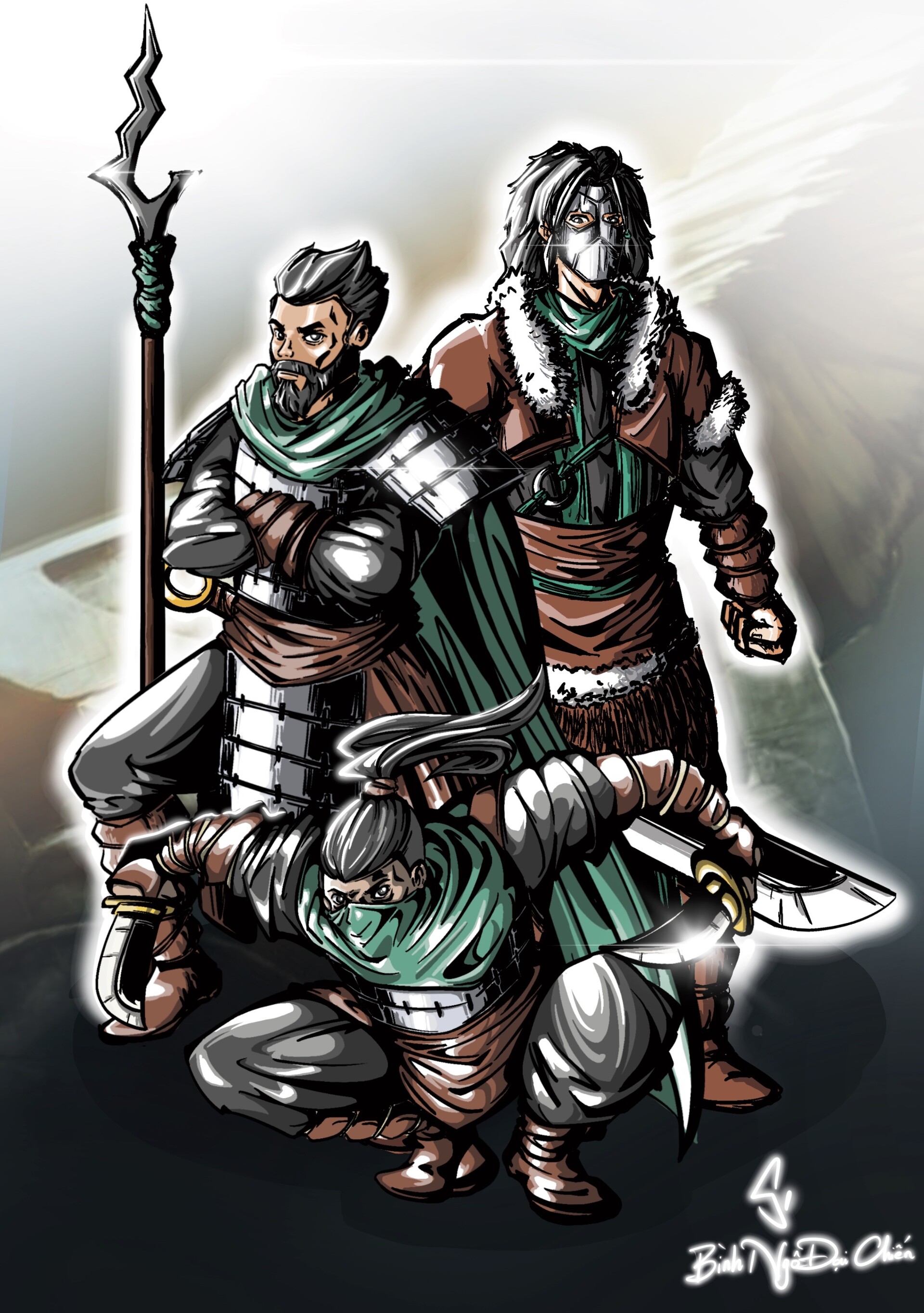 ArtStation - "The Pacification of the Wu" characters