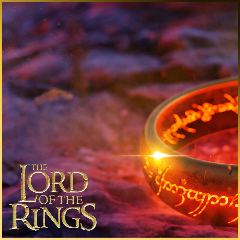 ArtStation - The one ring - Lord of the Rings