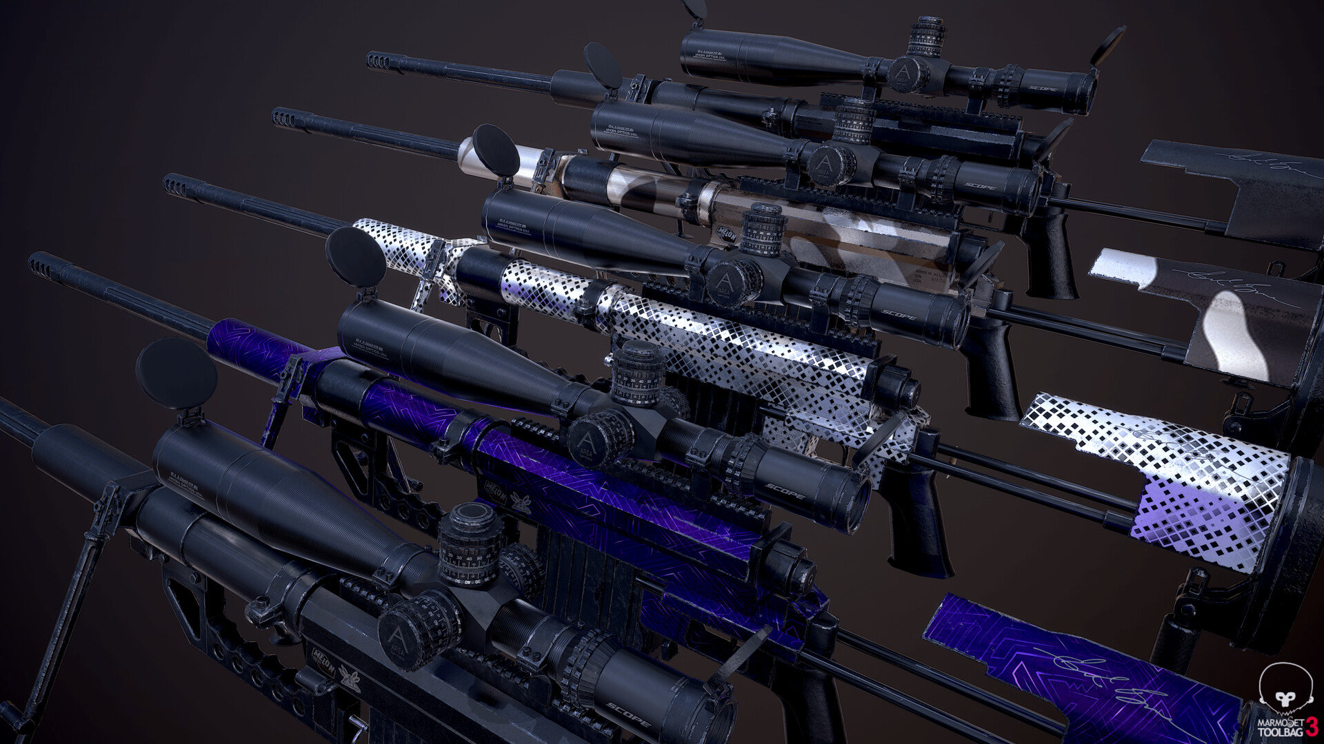 ArtStation - Sniper Invention 3D