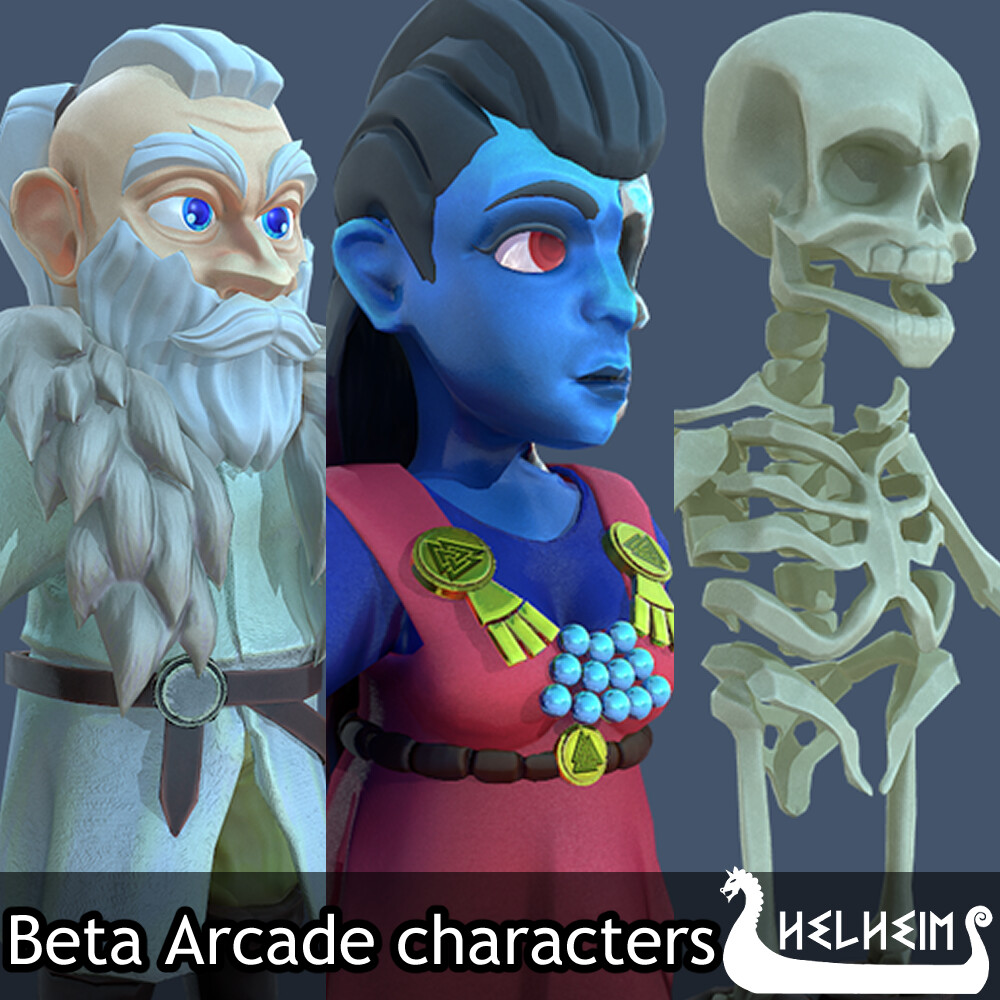 ArtStation - (Beta Arcade) Team Helheim characters