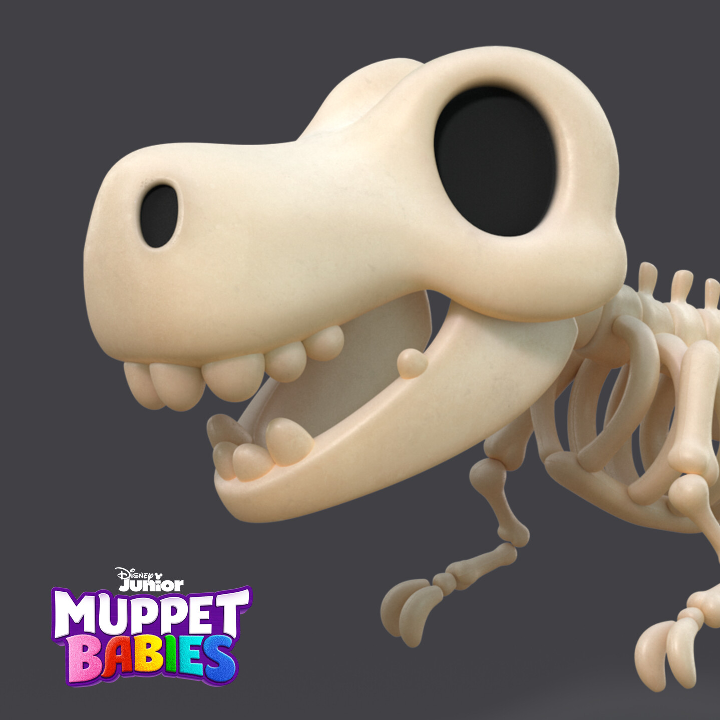 ArtStation - Muppet Babies - T-Rex Skeleton