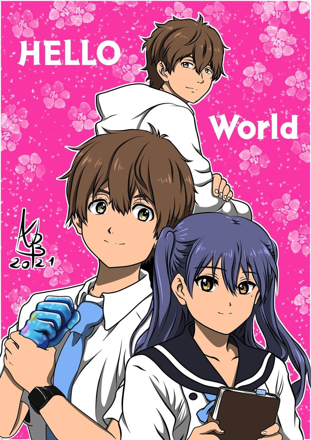 ArtStation - Hello world movie anime tribute