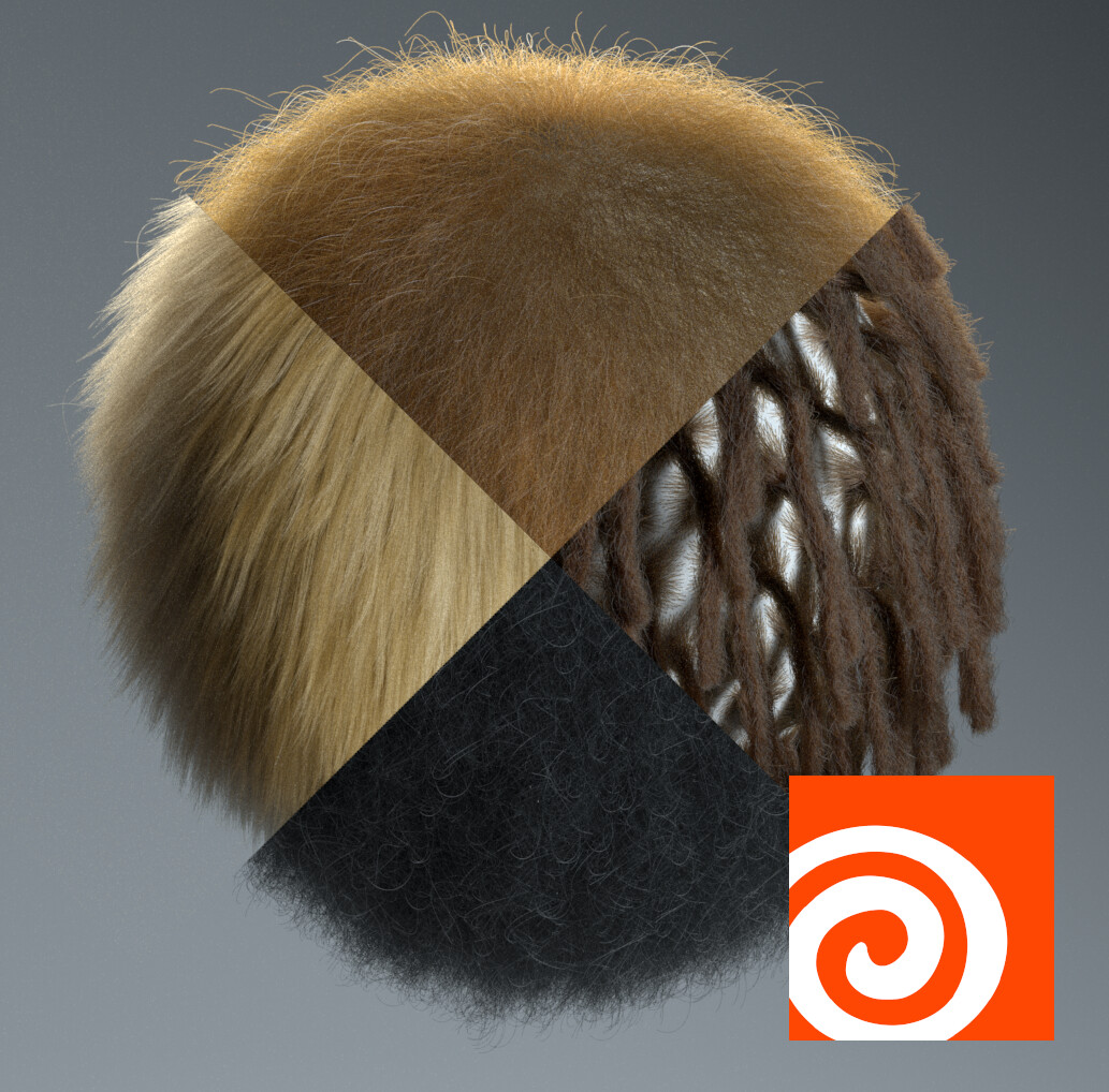 ArtStation - Houdini Hair&Fur Tests