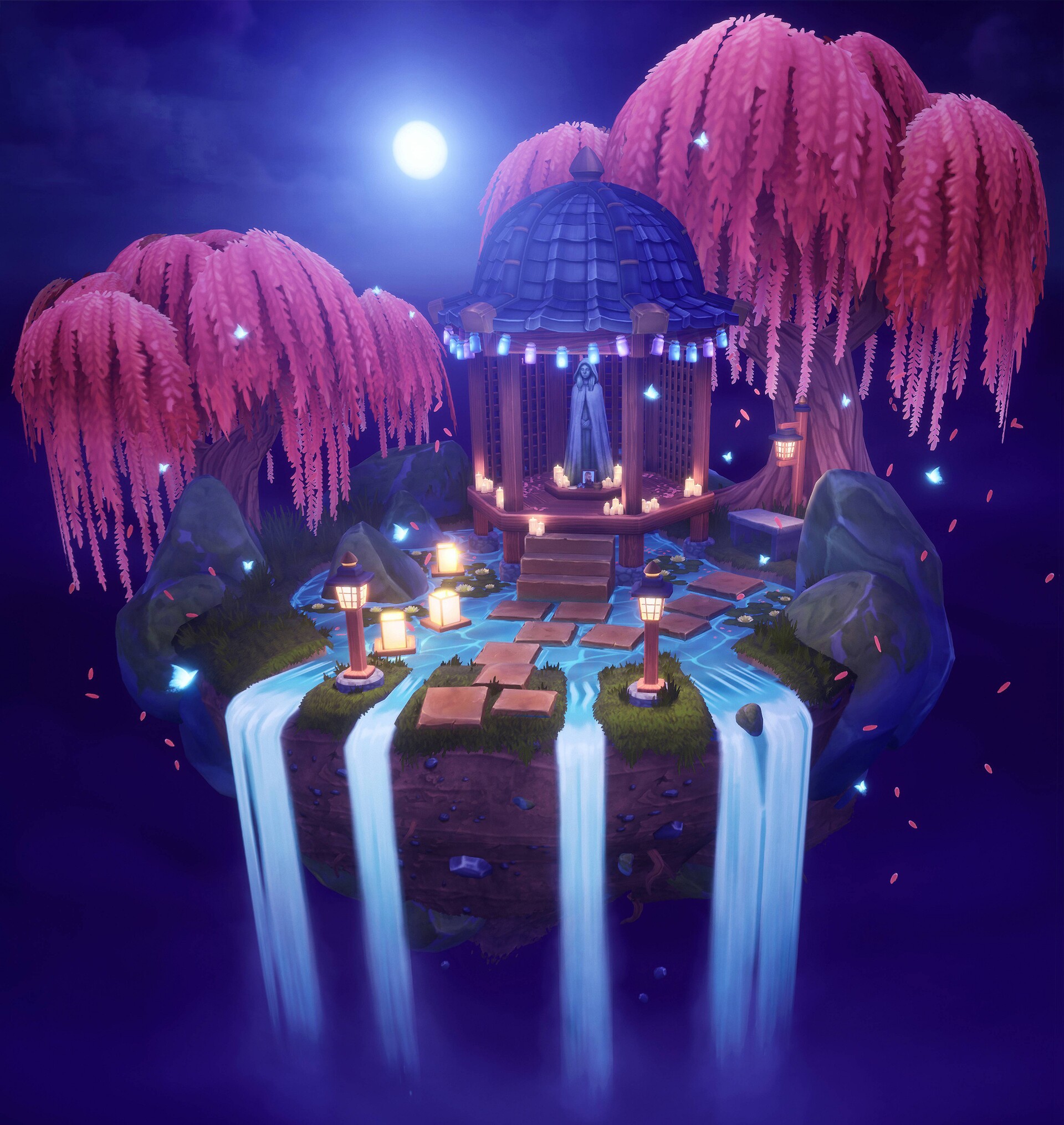 ArtStation - Fantasy Shrine