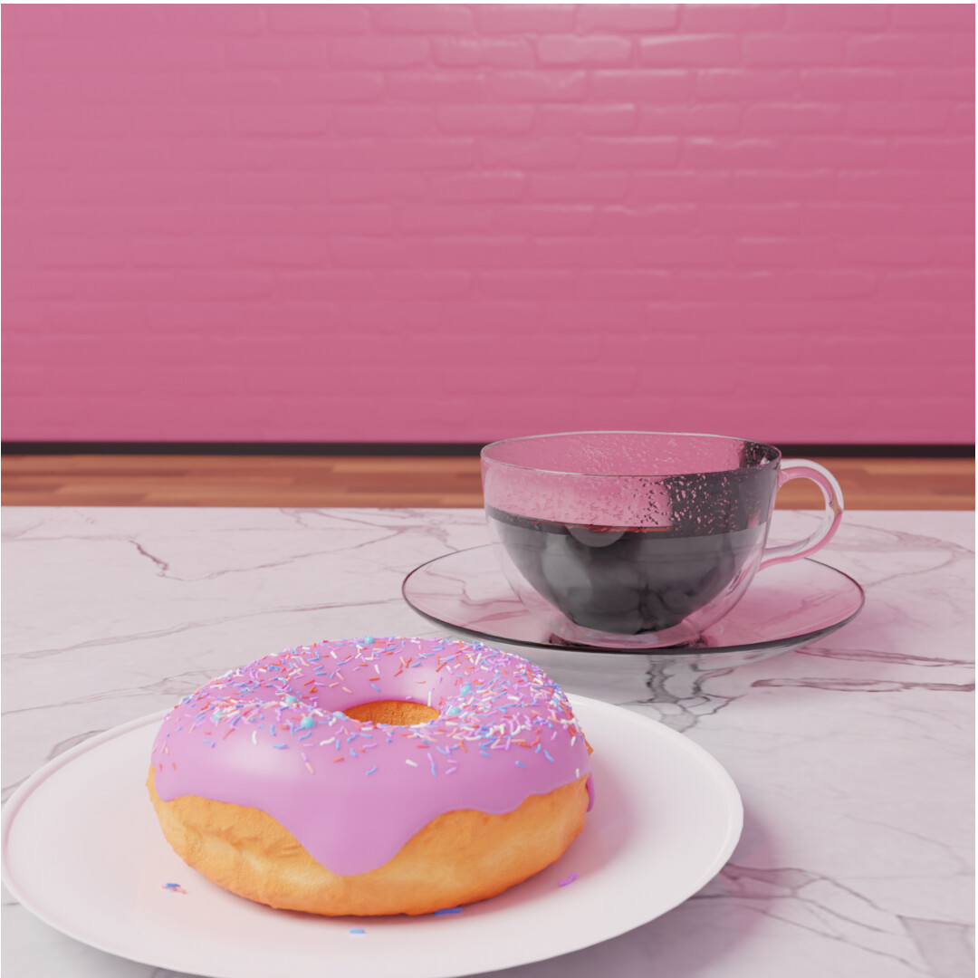 ArtStation - First Project - Donut tutorial
