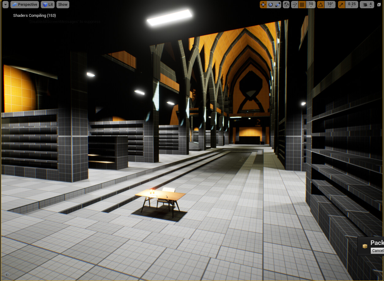 ArtStation - Church Library Level Design