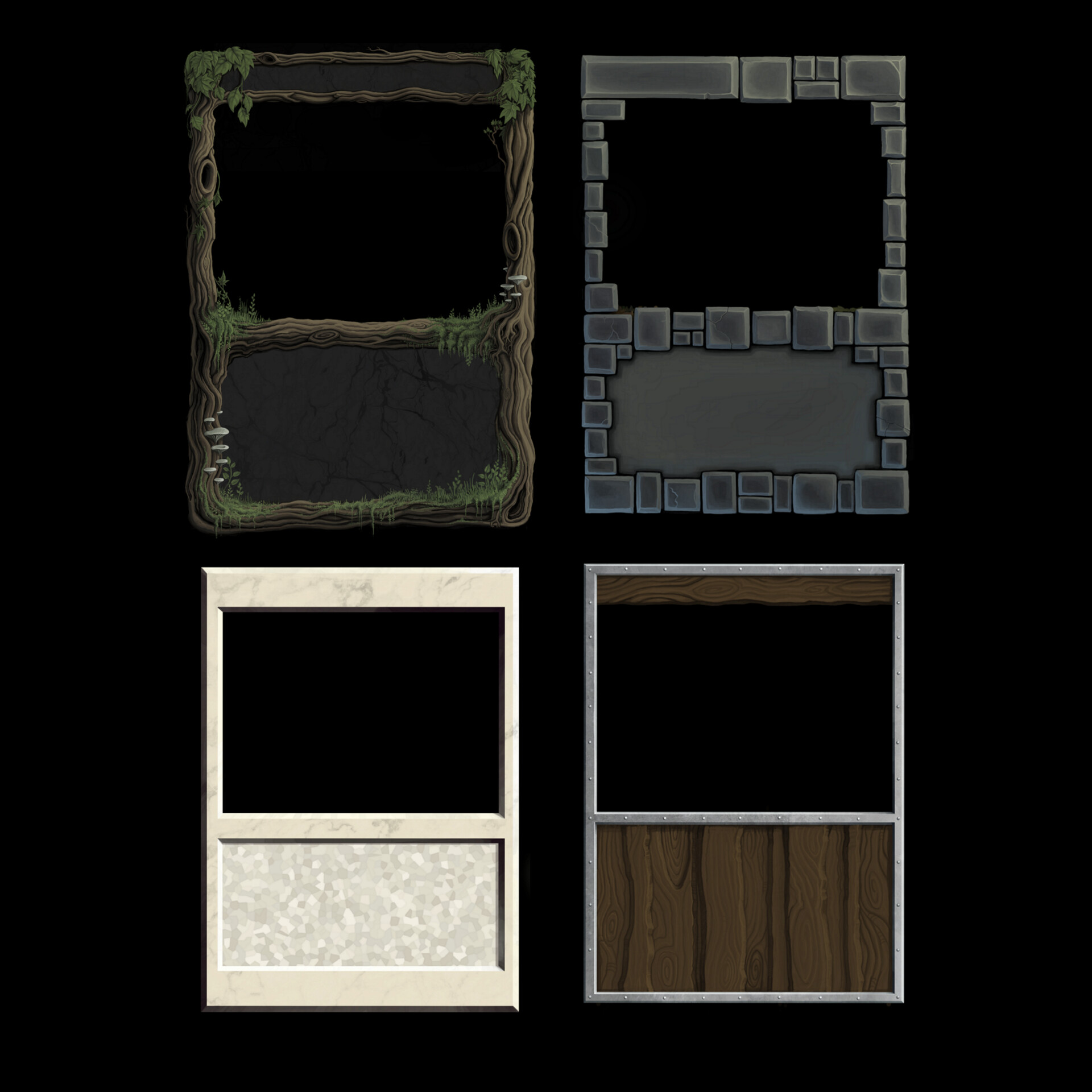 ArtStation - Card frames