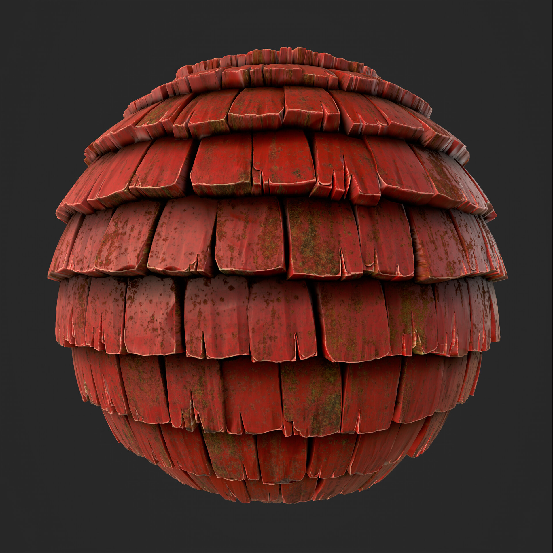 ArtStation - Stylized Roof Tiles