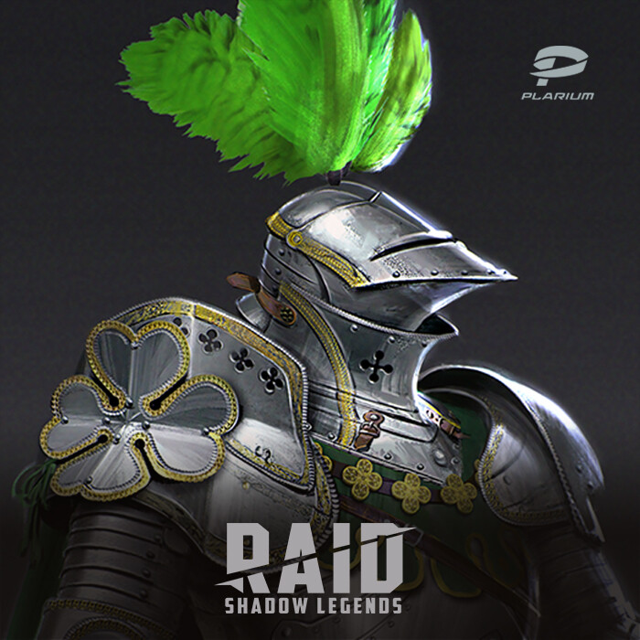 ArtStation - RAID Shadow Legends st. Patrick Day Character