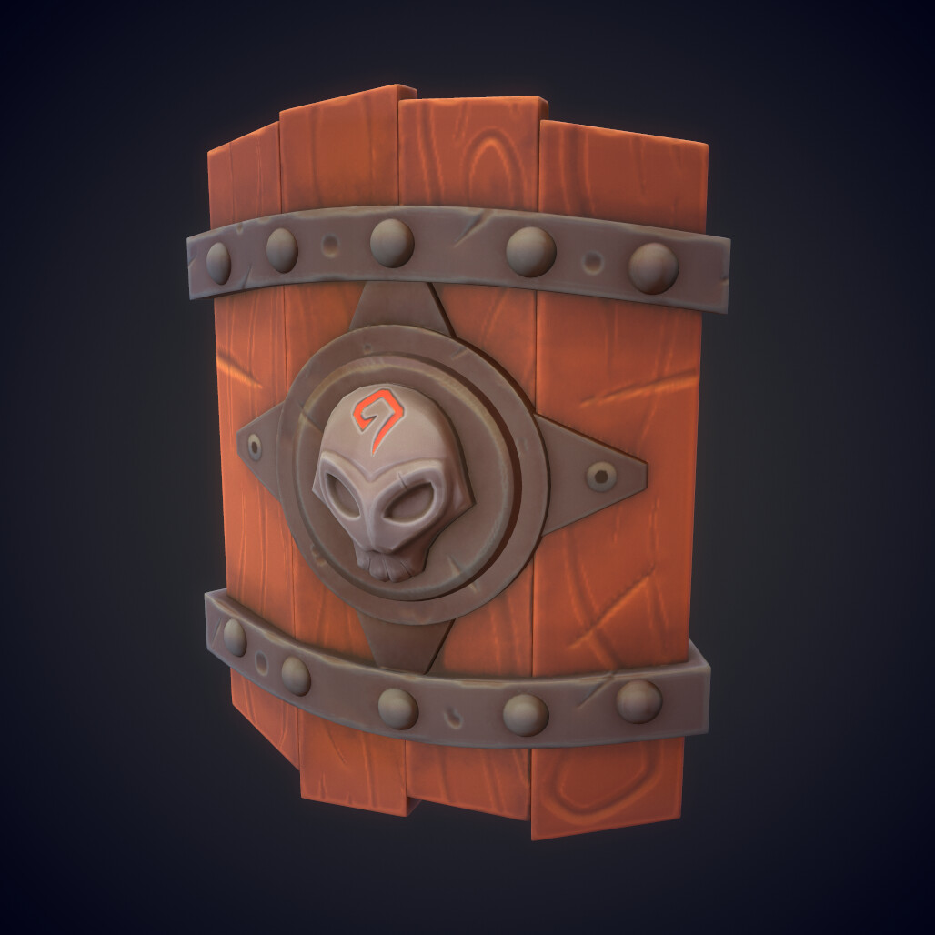 ArtStation - Shield-Texturing practice