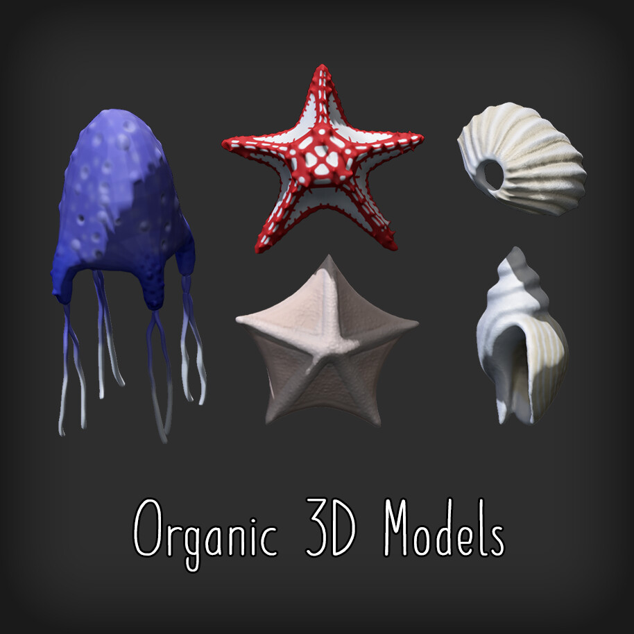 ArtStation - Organic 3D Models