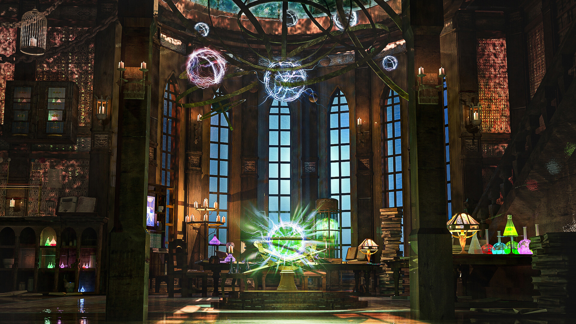 ArtStation - Study Room Scene