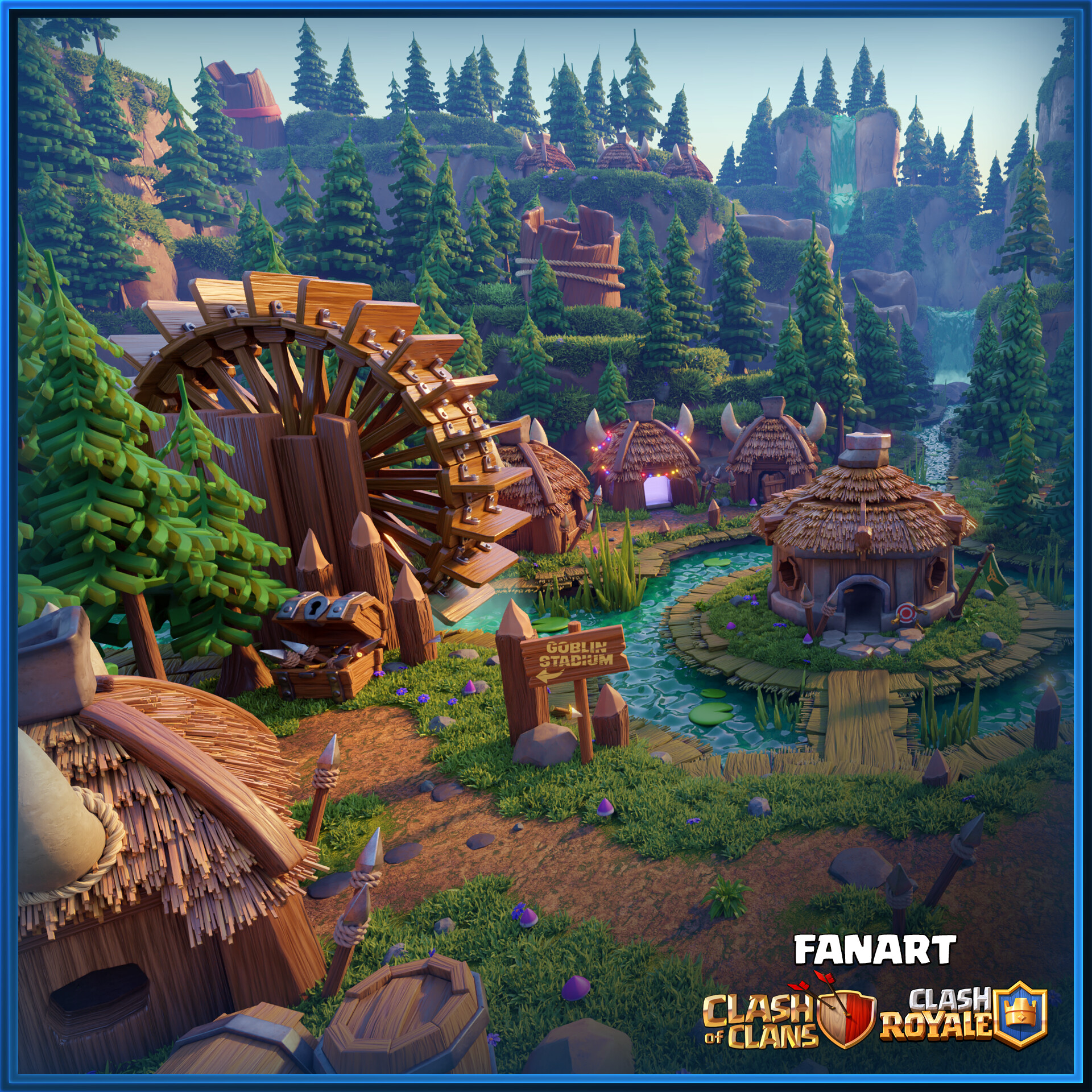 ArtStation - Goblin Village