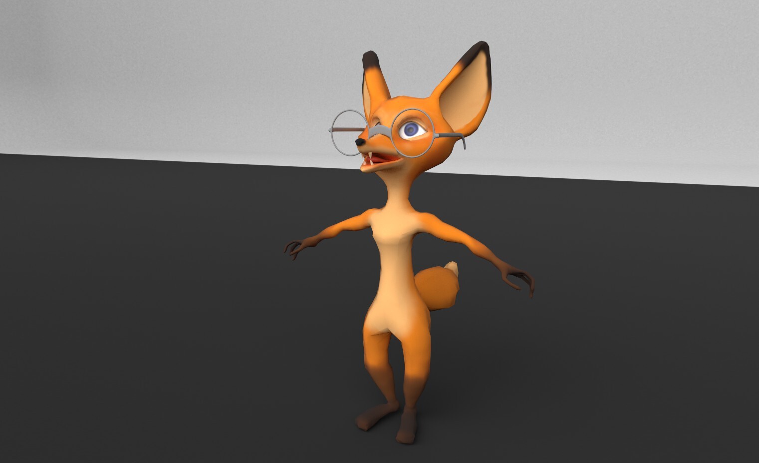 ArtStation - Cartoon fox humanoid char