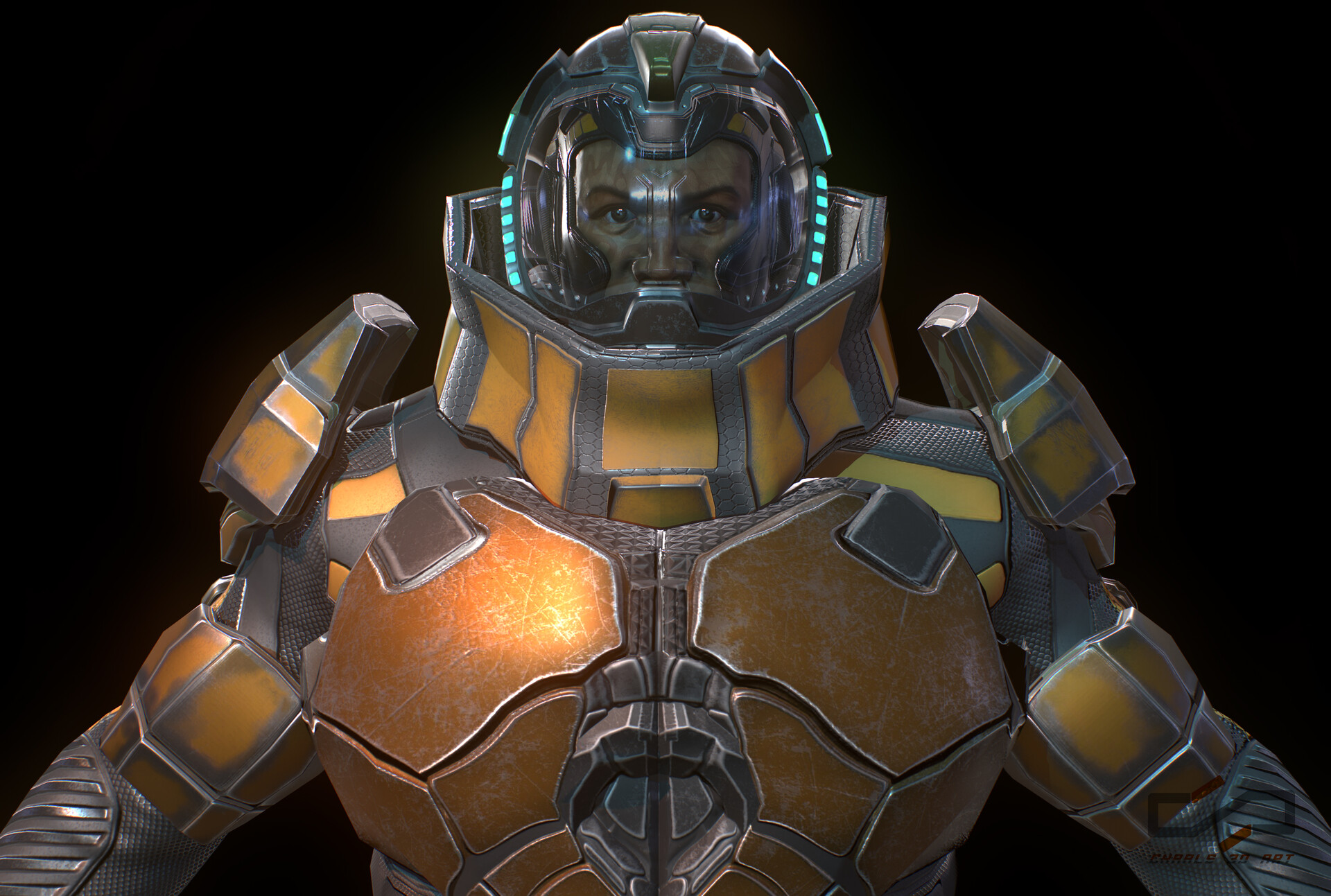 ArtStation - Juggernaut Squad Soldier