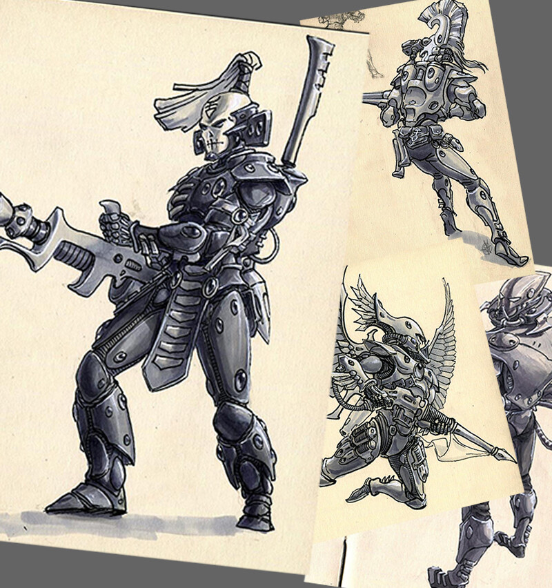 ArtStation - Eldar Inktober 2017